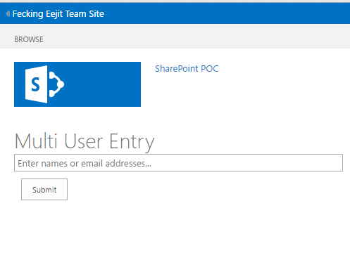Insert Multiple Users Into SharePoint People Lookup Column Using JSOM – Ray Hogan